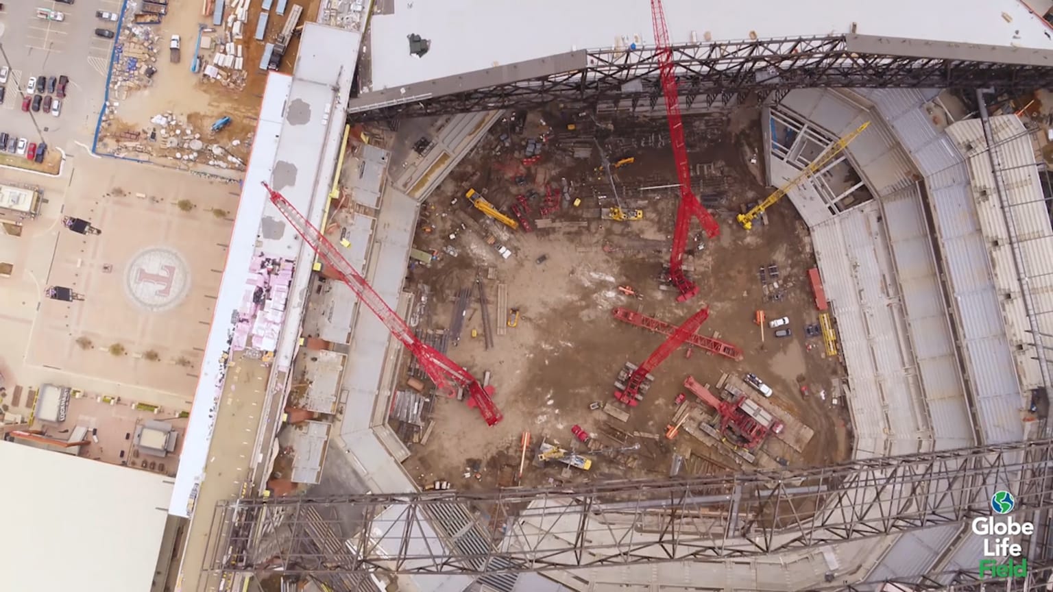 Globe Life Field Aerial Footage | 11/06/2019 | Texas Rangers