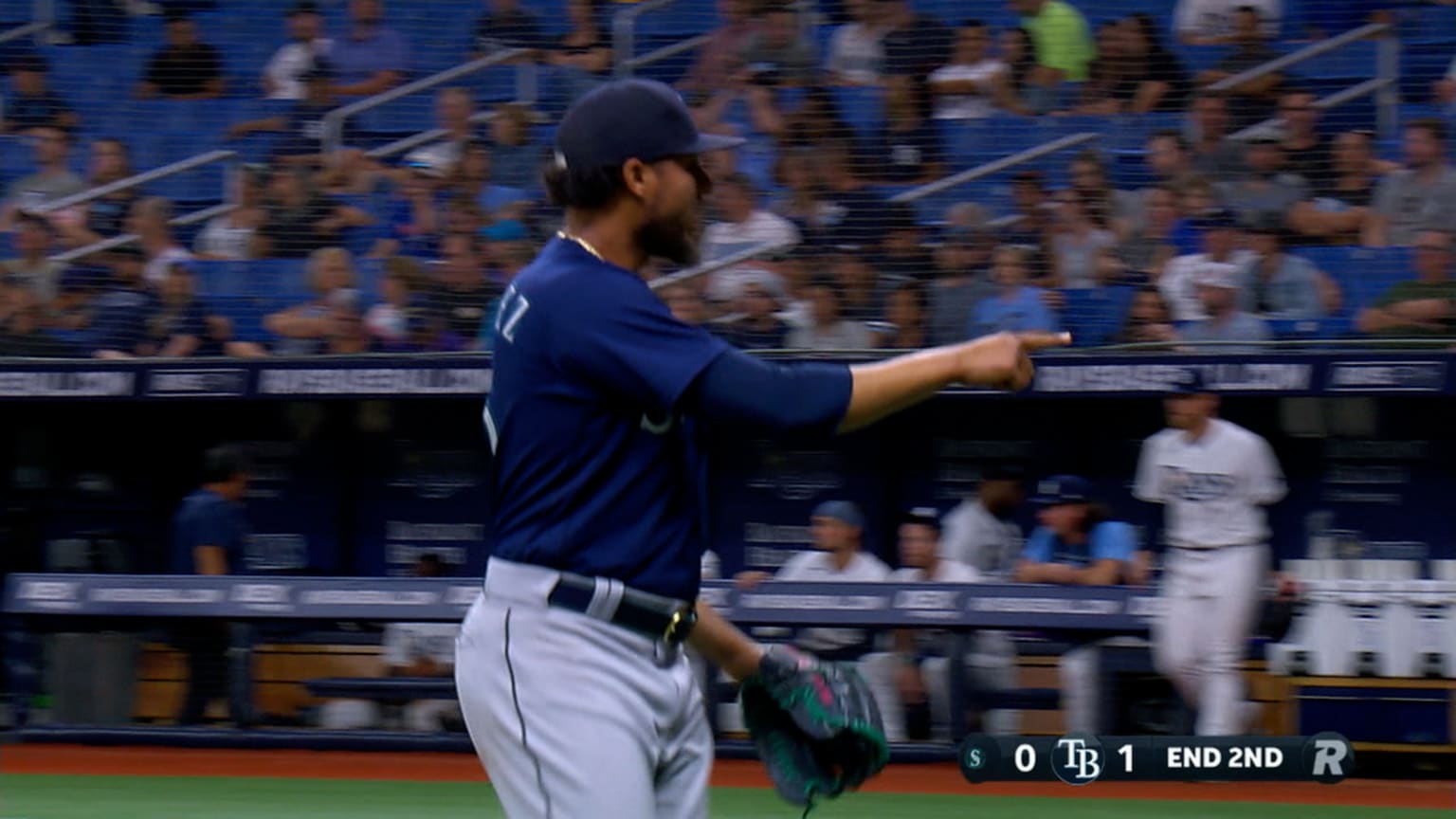 Yohan Ramirez escapes bases loaded jam in the 2nd | 04/27/2022 ...