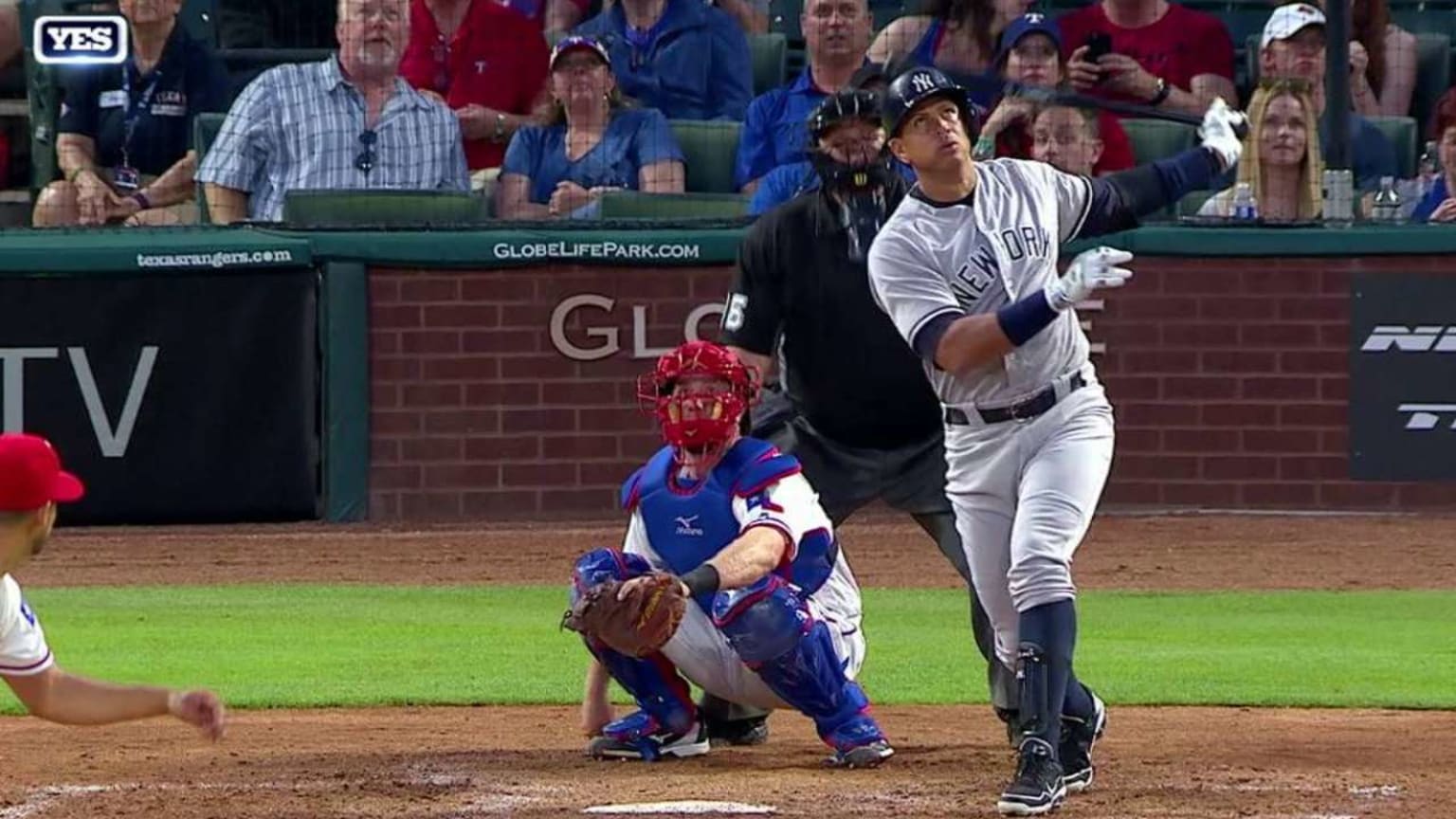 NYY@TEX: A-Rod belts a solo homer to left in the 4th | 04/27/2016 | New ...