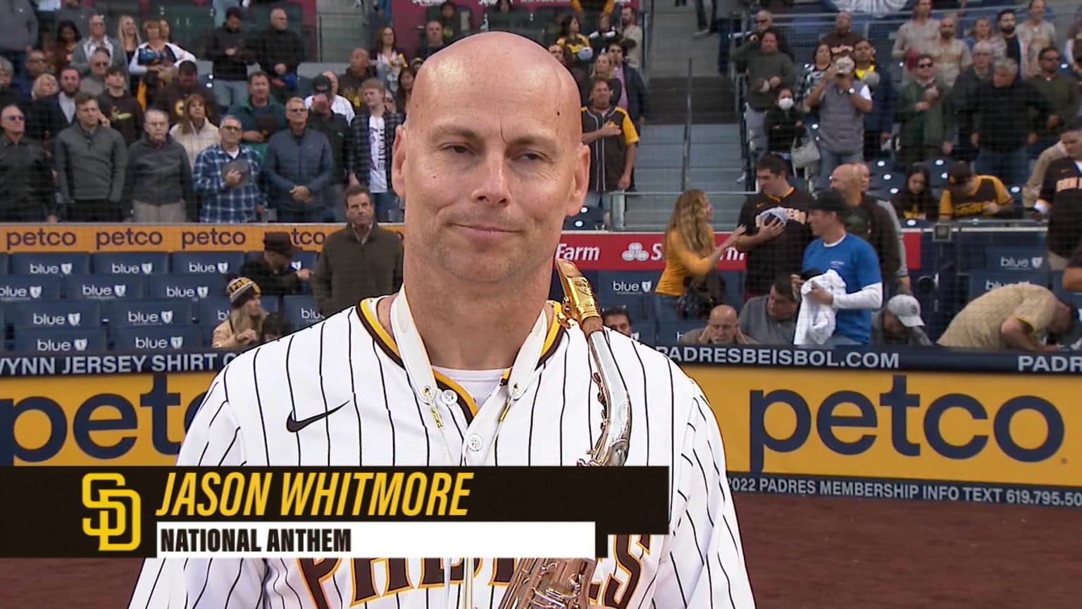 4/18/22: Jason Whitmore sings National Anthem | 04/18/2022 | San Diego ...