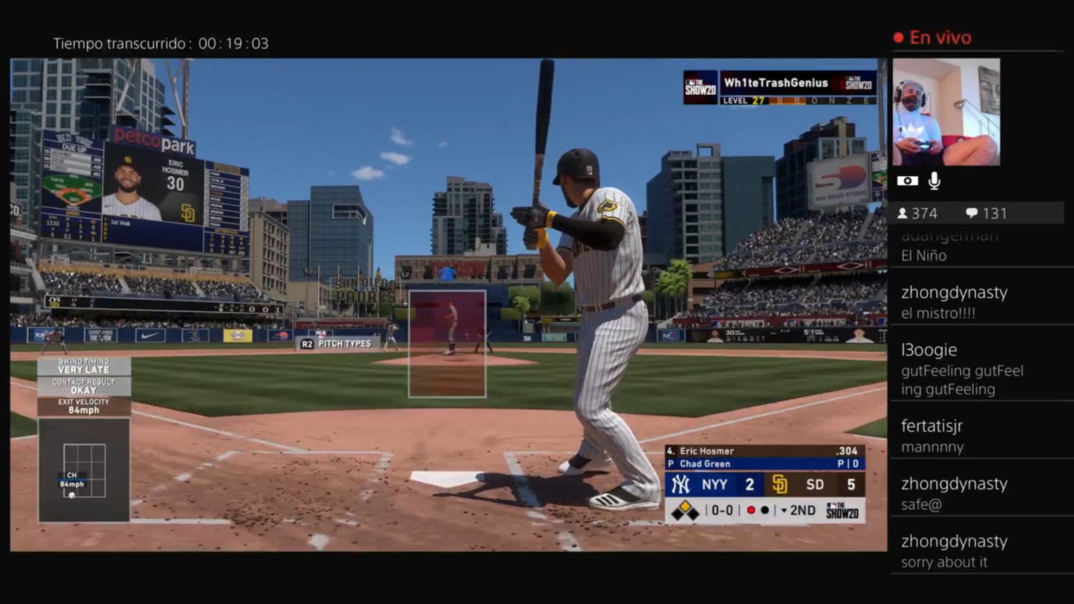 Tommy Kahnle vs. Fernando Tatis Jr. in MLB The Show | 04/21/2020 | Los ...