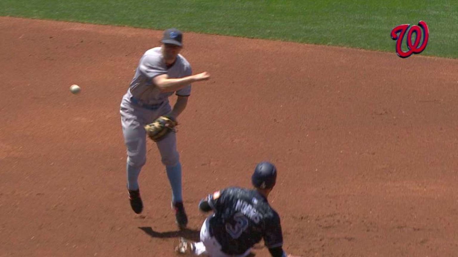 WSH@SD: Rendon starts around-the-horn double play | 06/19/2016 | MLB.com