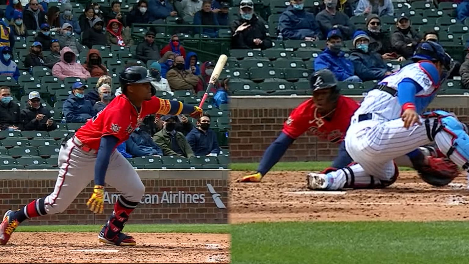 Acuña Jr.'s stellar day at the plate, on the bases | 04/16/2021 | MLB.com
