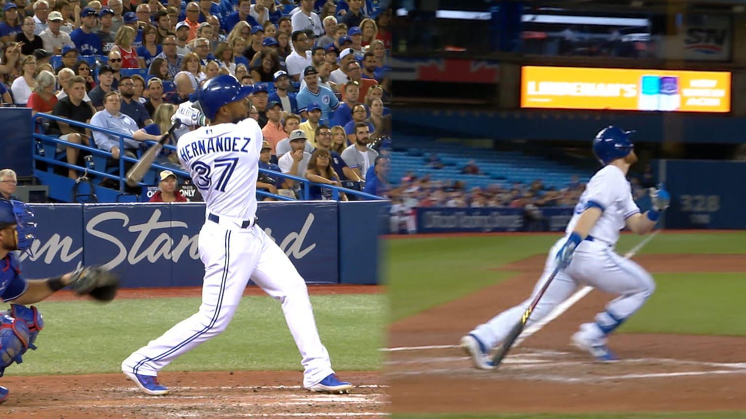 TEX@TOR: Hernandez, McKinney hit back-to-back homers | 08/13/2019 ...