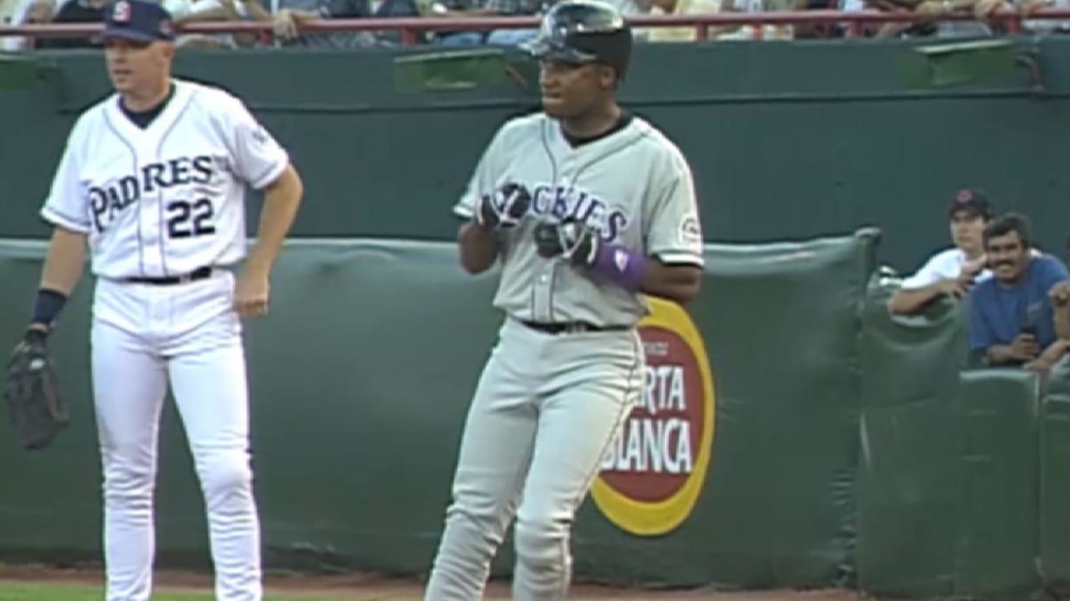 COL@SD: Hamilton singles on first pitch of '99 season | 04/04/1999 | St ...