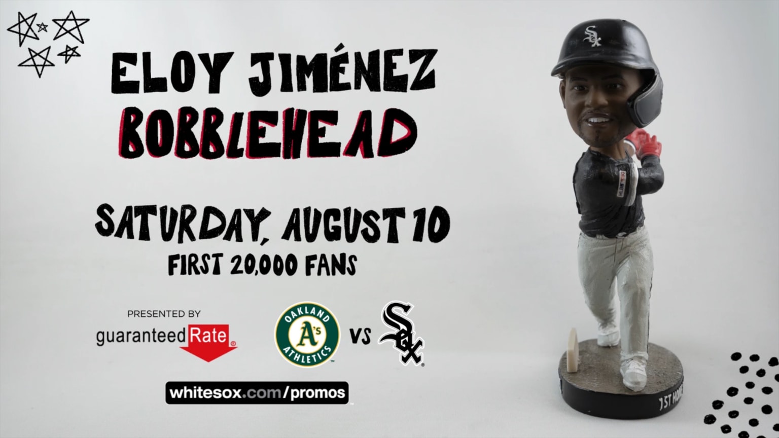 8/10: Eloy Jimenez First MLB Home Run Bobblehead | 07/31/2019 | Chicago ...