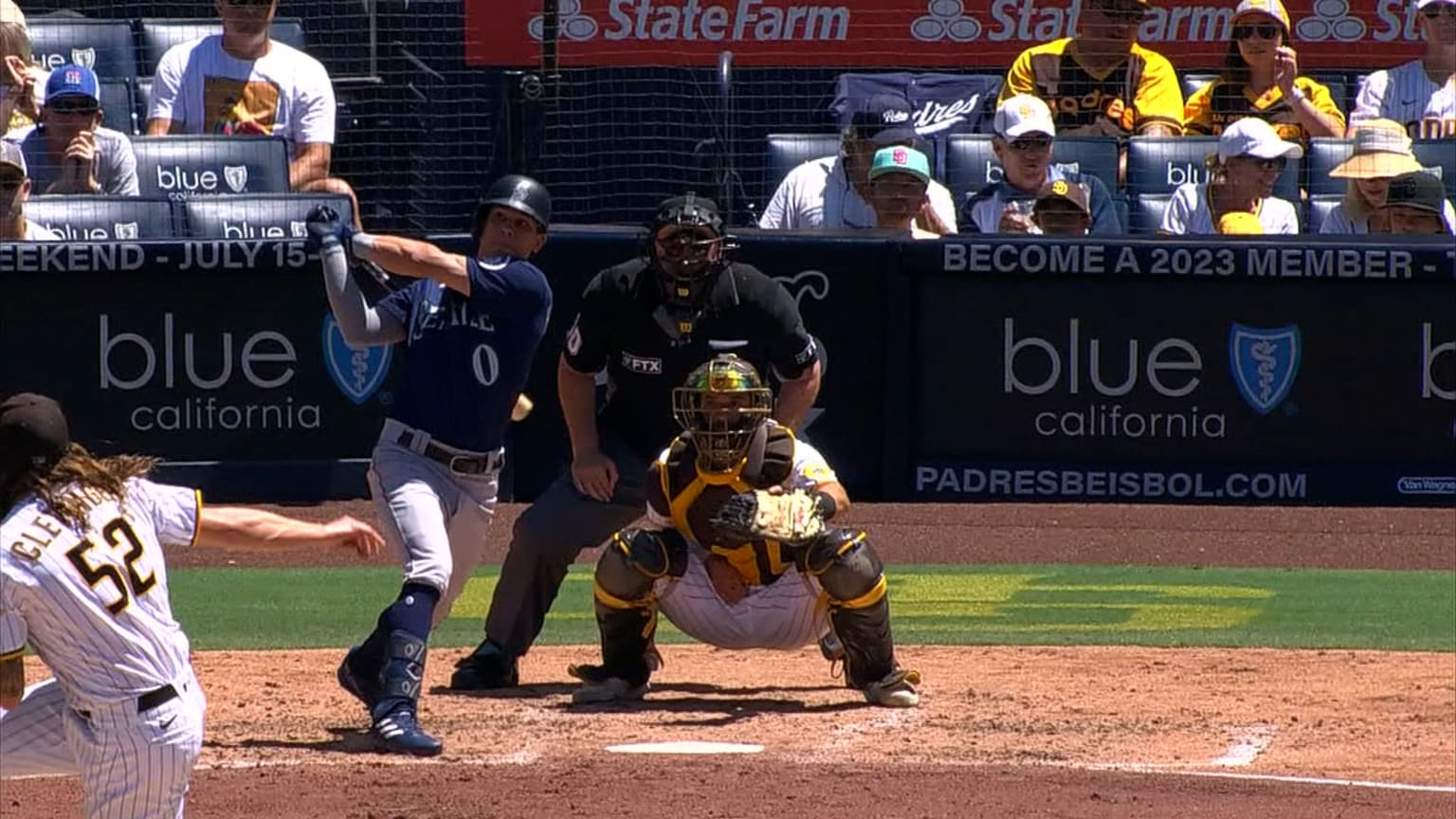 Sam Haggerty hits a bloop RBI single to right field | 07/05/2022 ...