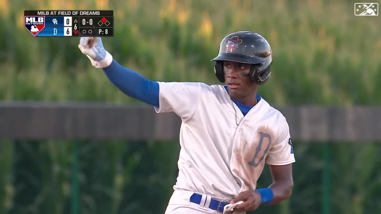 Royals' Tyler Tolbert singles, doubles, steals a pair | 08/11/2022 ...