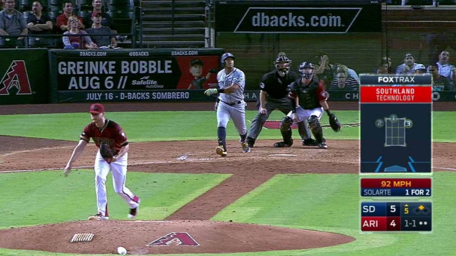 SD@ARI: Solarte collects his second RBI of the game | 07/06/2016 | San ...