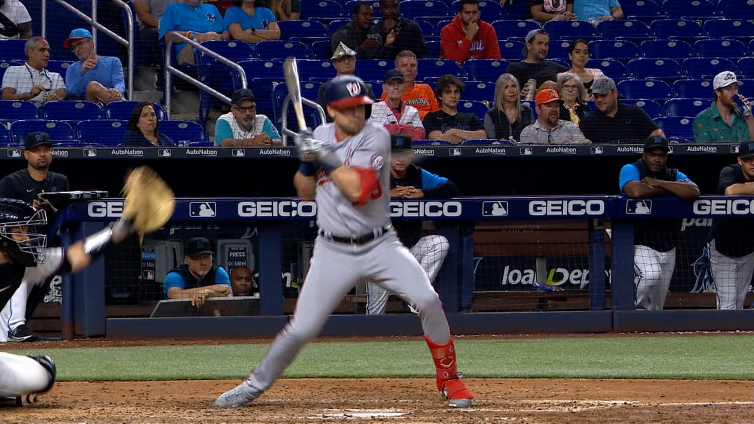 Lane Thomas gets drilled by pitch, forces in a run | 05/18/2022 ...