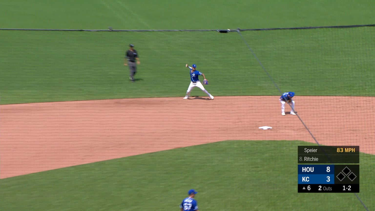 Jeison Guzman makes a nice play to Nick Pratto | 07/21/2020 | MLB.com