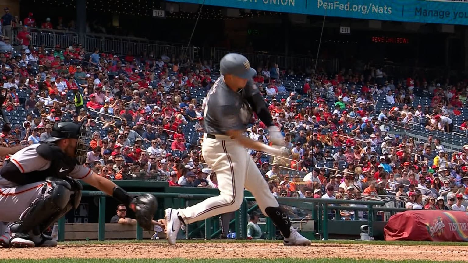 Riley Adams launches a solo home run to left field | 04/23/2022 ...