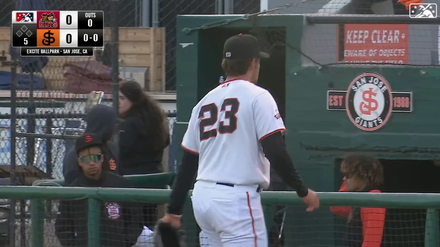 San Jose's Bednar fans five over five hitless innings | 04/28/2022 ...