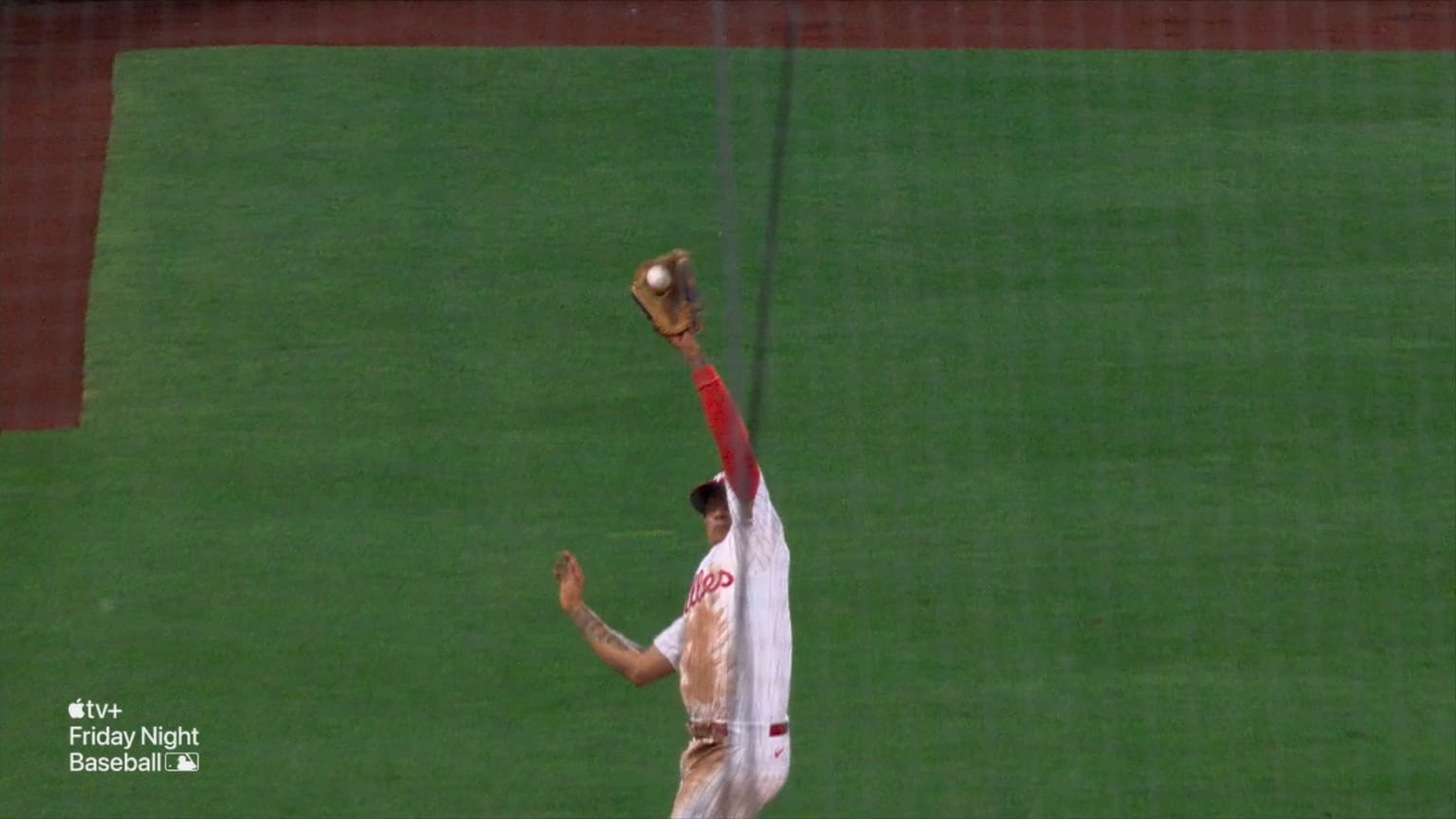 Yairo Muñoz makes a great leaping grab | 07/22/2022 | Philadelphia Phillies Yairo Muñoz makes a great leaping grab | 07/22/2022 | Philadelphia Phillies