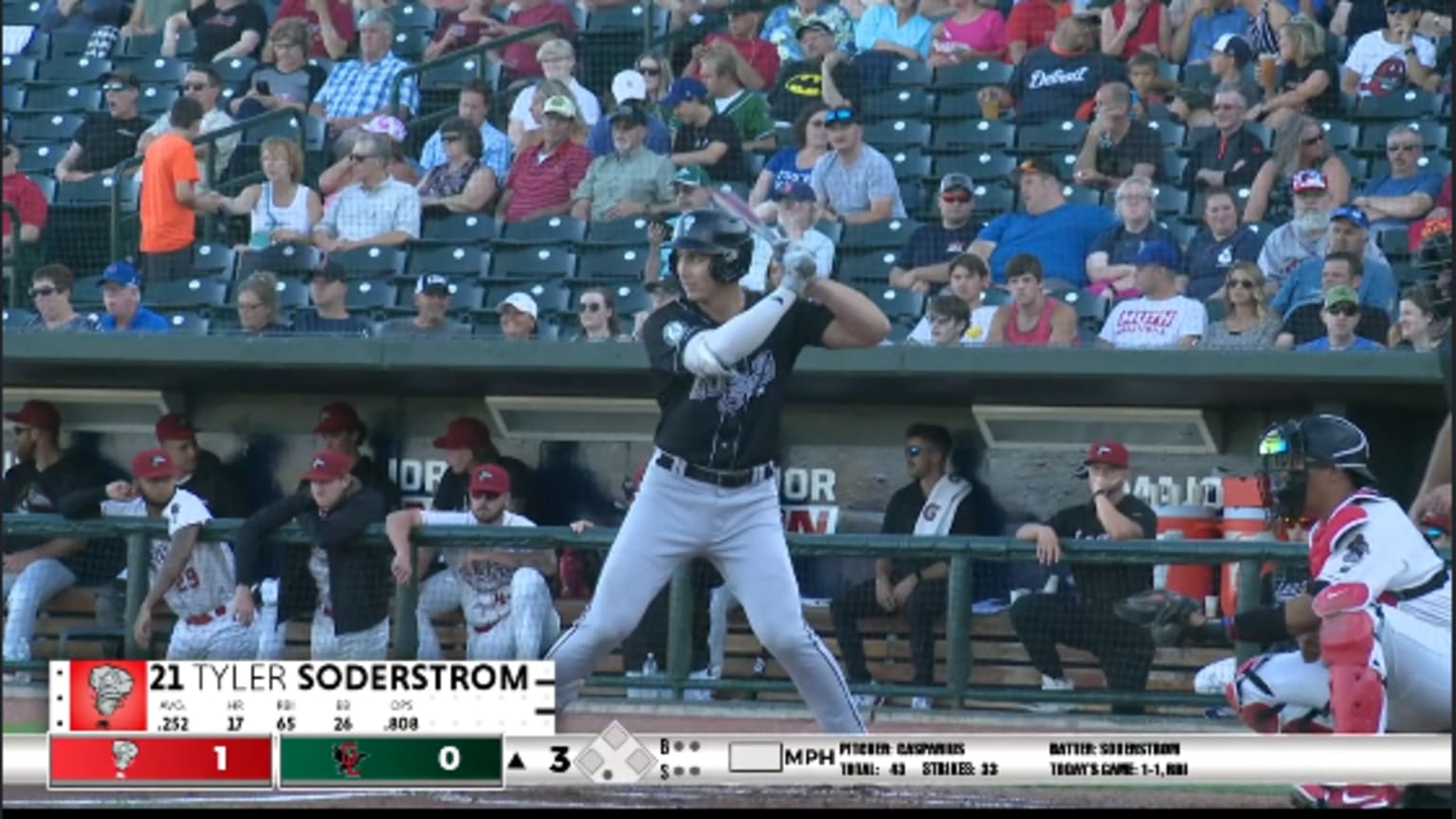 Lansing's Tyler Soderstrom leaves the yard | 07/27/2022 | MLB.com