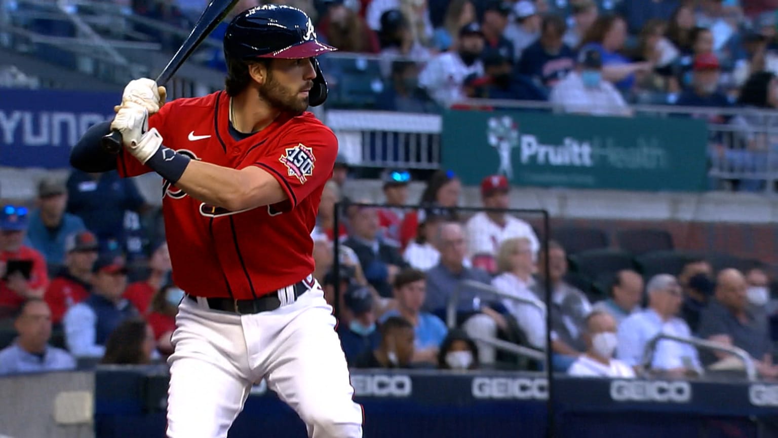 Dansby Swanson lifts his third home run of the season | 05/07/2021 ...