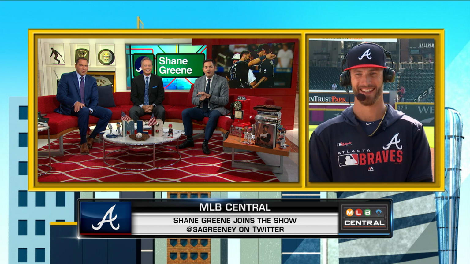 Shane Greene joins MLB Central to discuss the Braves | 09/19/2019 ...