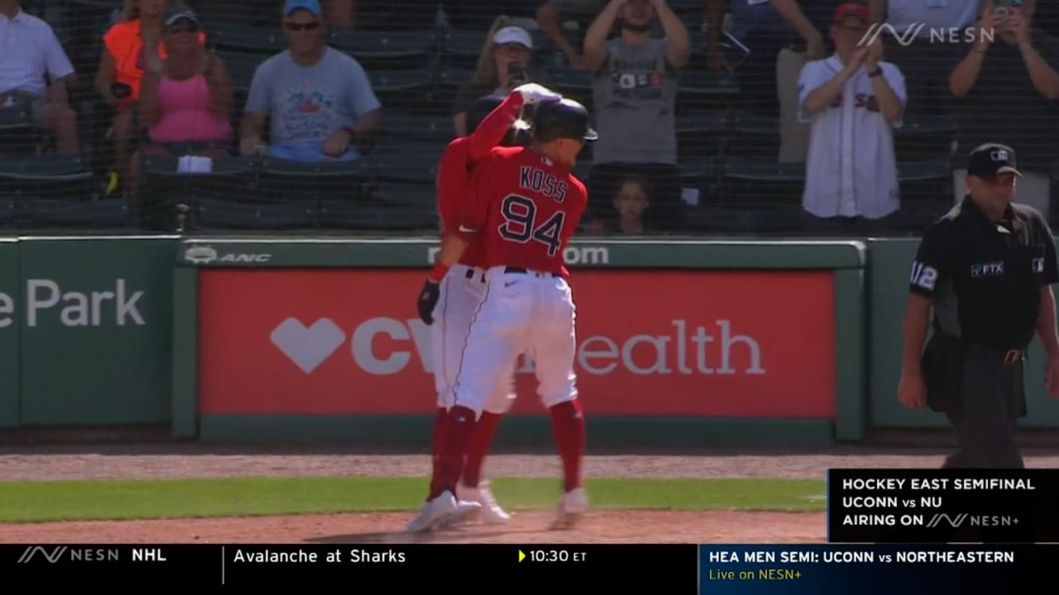 Christian Koss walks it off with dad filming | 03/18/2022 | Boston Red Sox