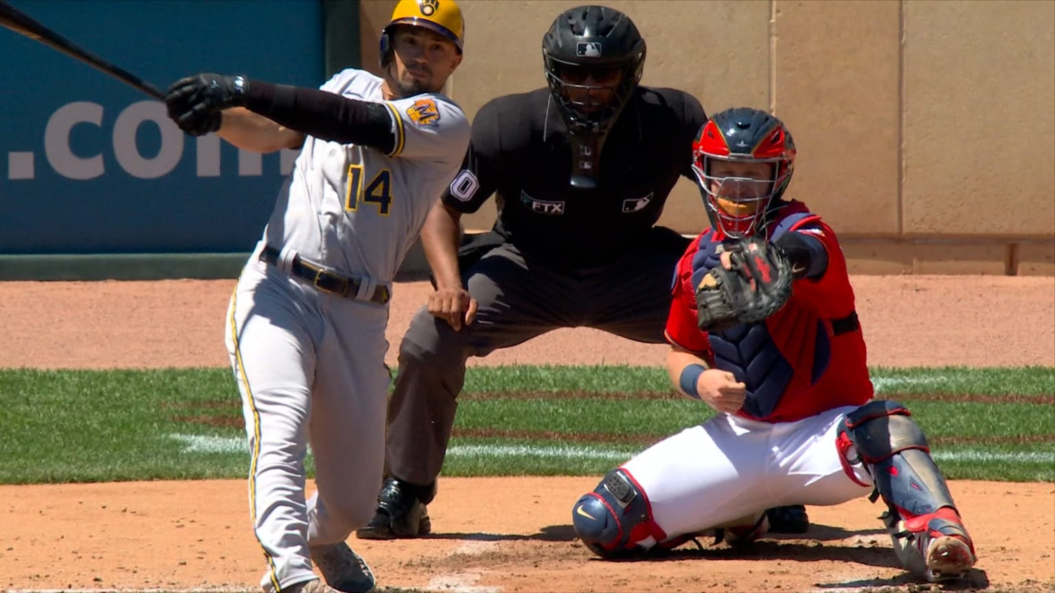Jace Peterson ties the game at one with a home run | 07/13/2022 | MLB.com