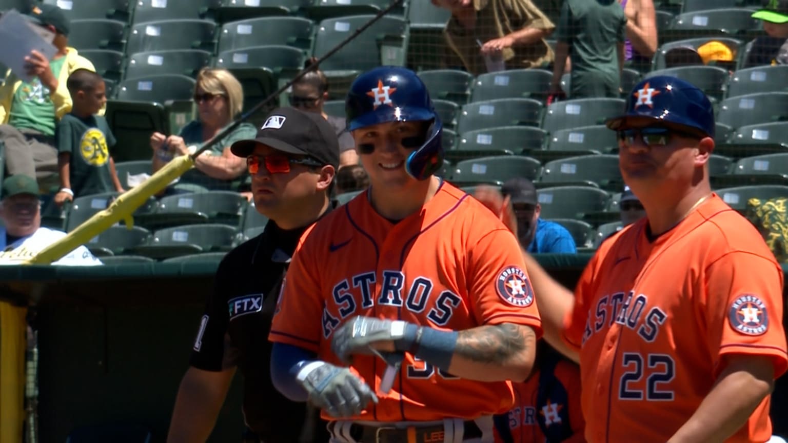 Korey Lee drives in one with first Major league hit | 07/10/2022 ...