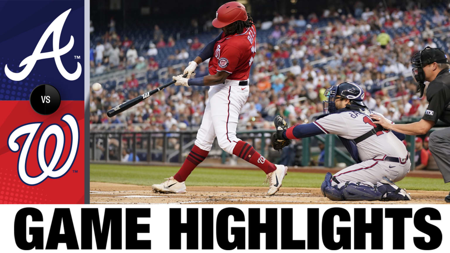 Braves crush three homers in 5-4 win over Nats | 07/14/2022 | MLB.com