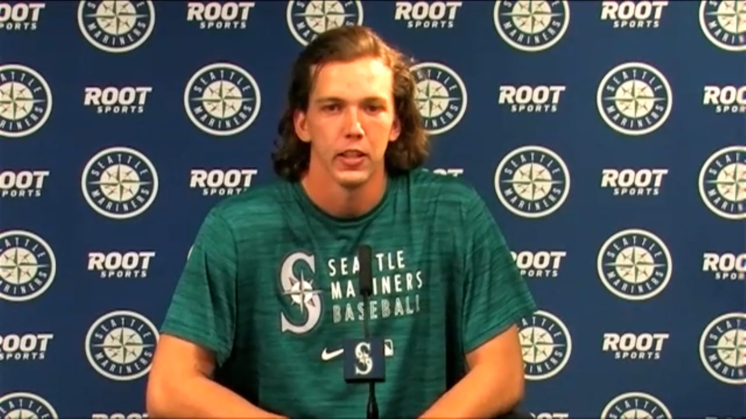 Logan Gilbert talks about taking in his debut | 05/13/2021 | Seattle ...