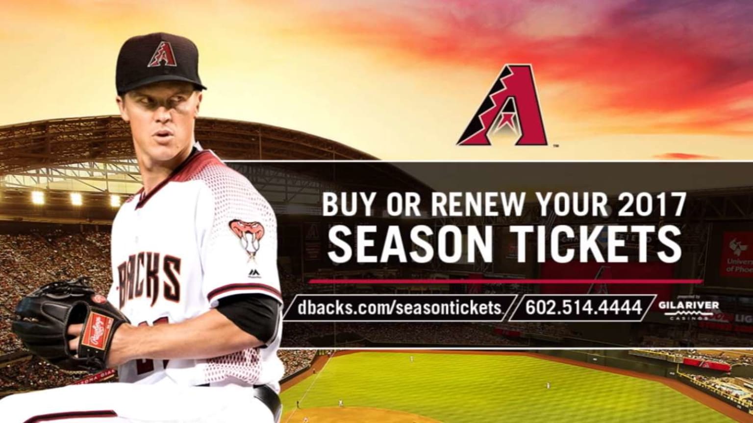 Get your D-backs 2017 season tickets now | 07/27/2016 | MLB.com