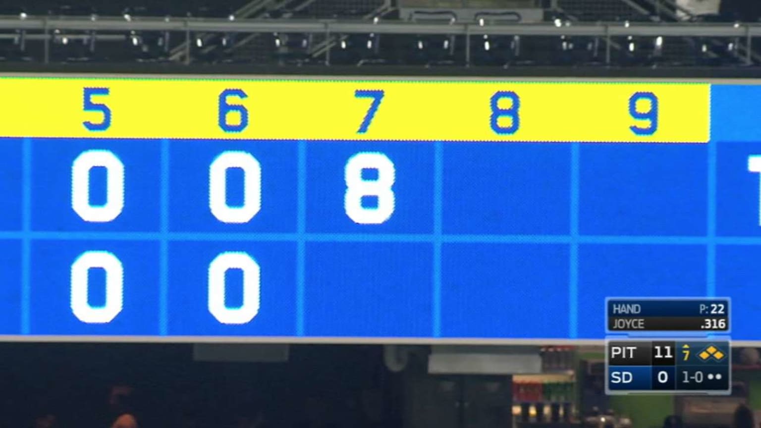 PIT@SD: Pirates score eight runs in the 7th inning | 04/21/2016 ...
