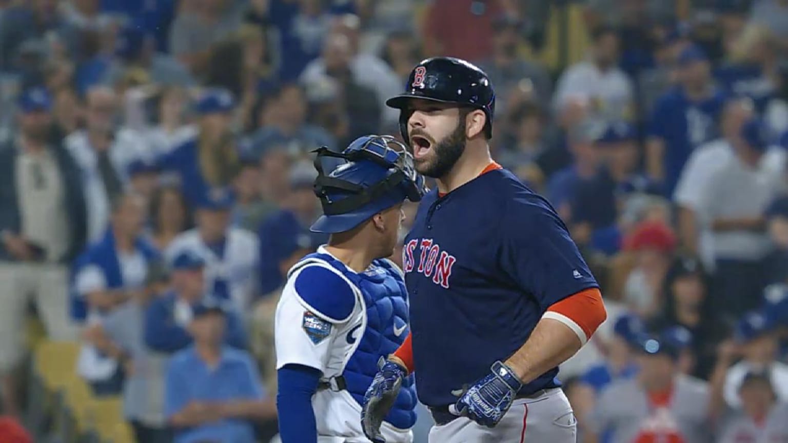 Mitch Moreland joins the MLB Tonight set after Game 4 | 10/28/2018 ...
