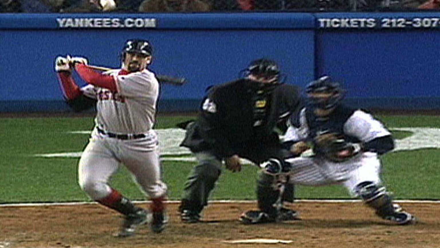 2004 ALCS Gm6: Red Sox take 1-0 lead on Varitek's hit | 10/19/2004 ...