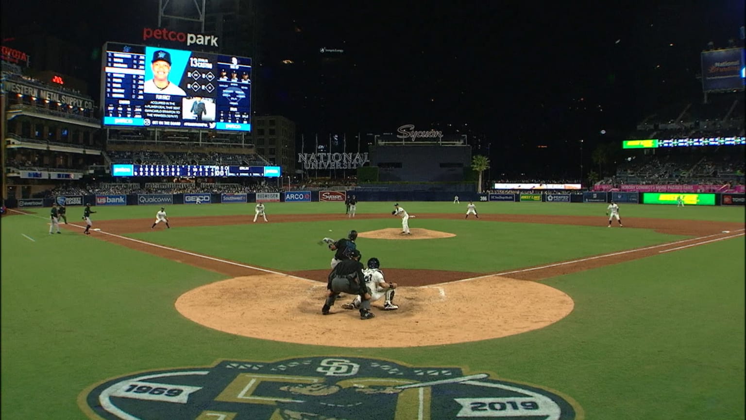 MIA@SD: Castro plates Granderson with a single | 06/01/2019 | Miami Marlins