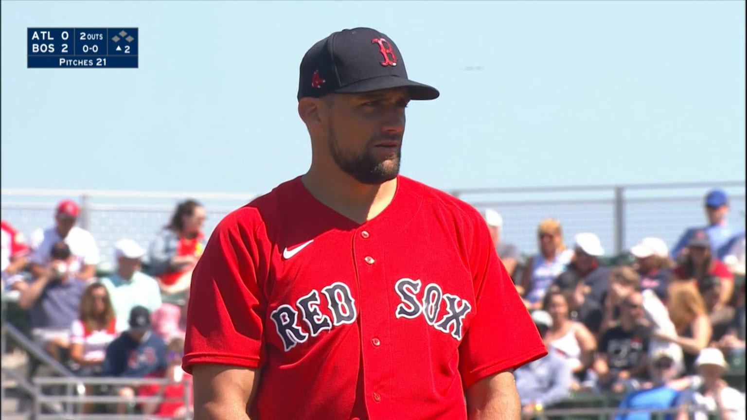 Nathan Eovaldi K's the side | 03/01/2020 | Tampa Bay Rays