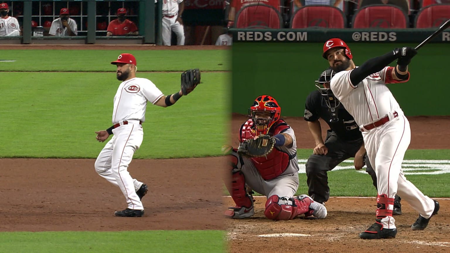 Eugenio Suárez collects four RBIs, shows off glove | 08/31/2020 | Los ...