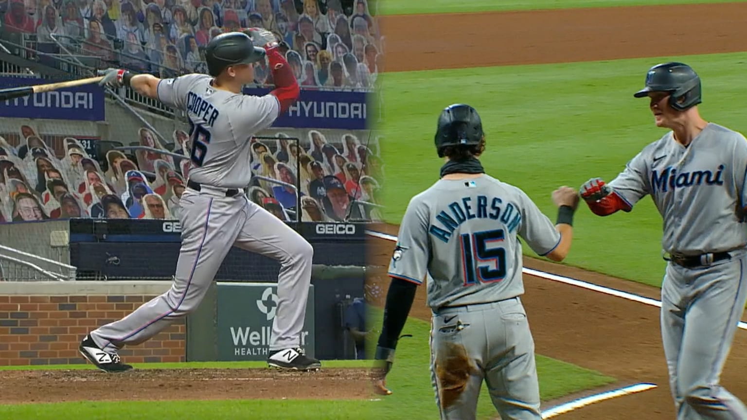 Garrett Cooper launches a two-run homer in the 4th | 09/08/2020 | MLB.com