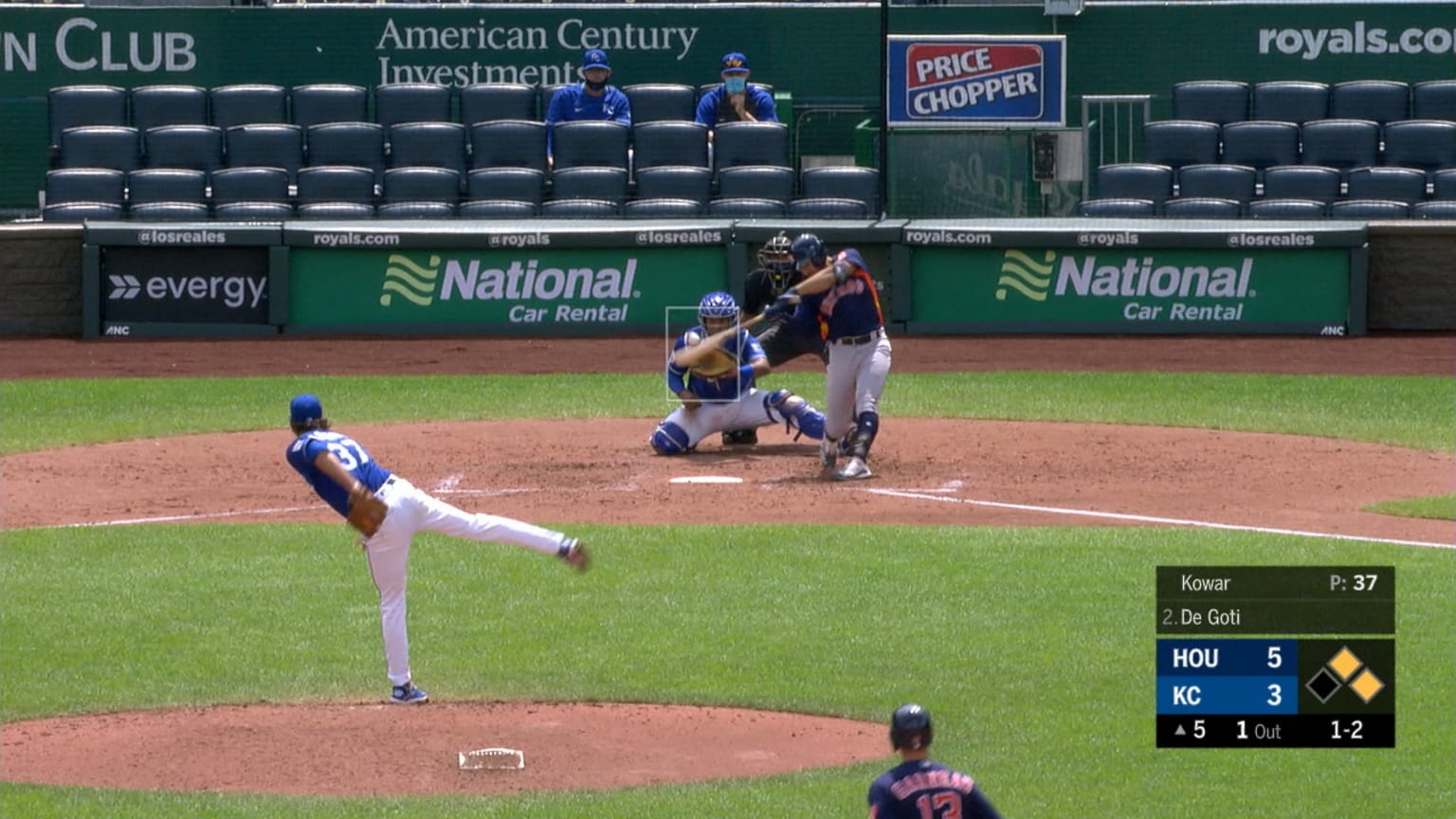 Alex De Goti da bambinazo de 3 carreras | 21/07/2020 | Los Astros de ...