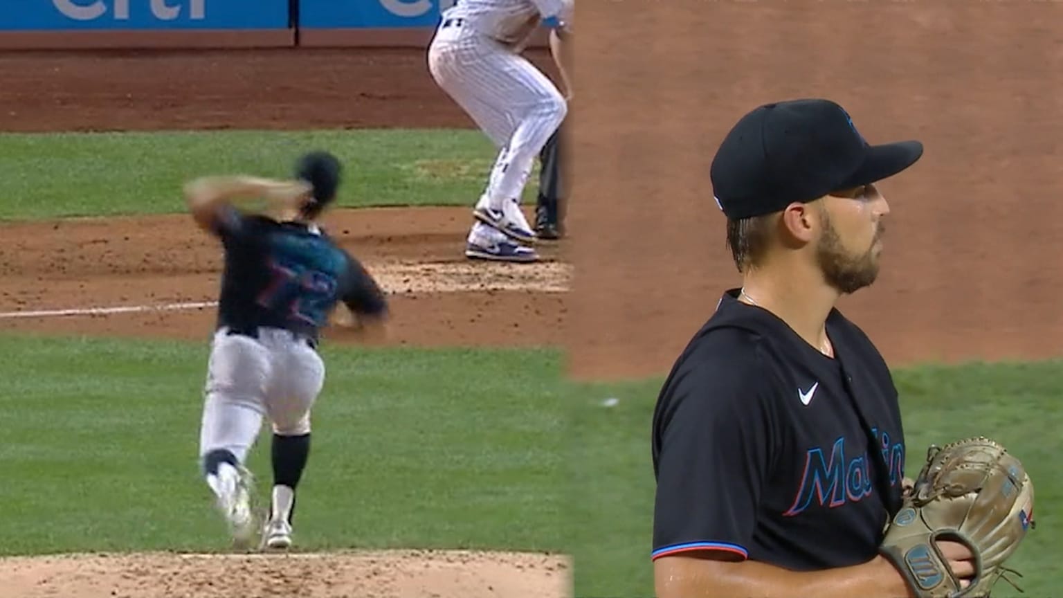Daniel Castano makes his MLB debut against Mets | 08/08/2020 | Miami ...