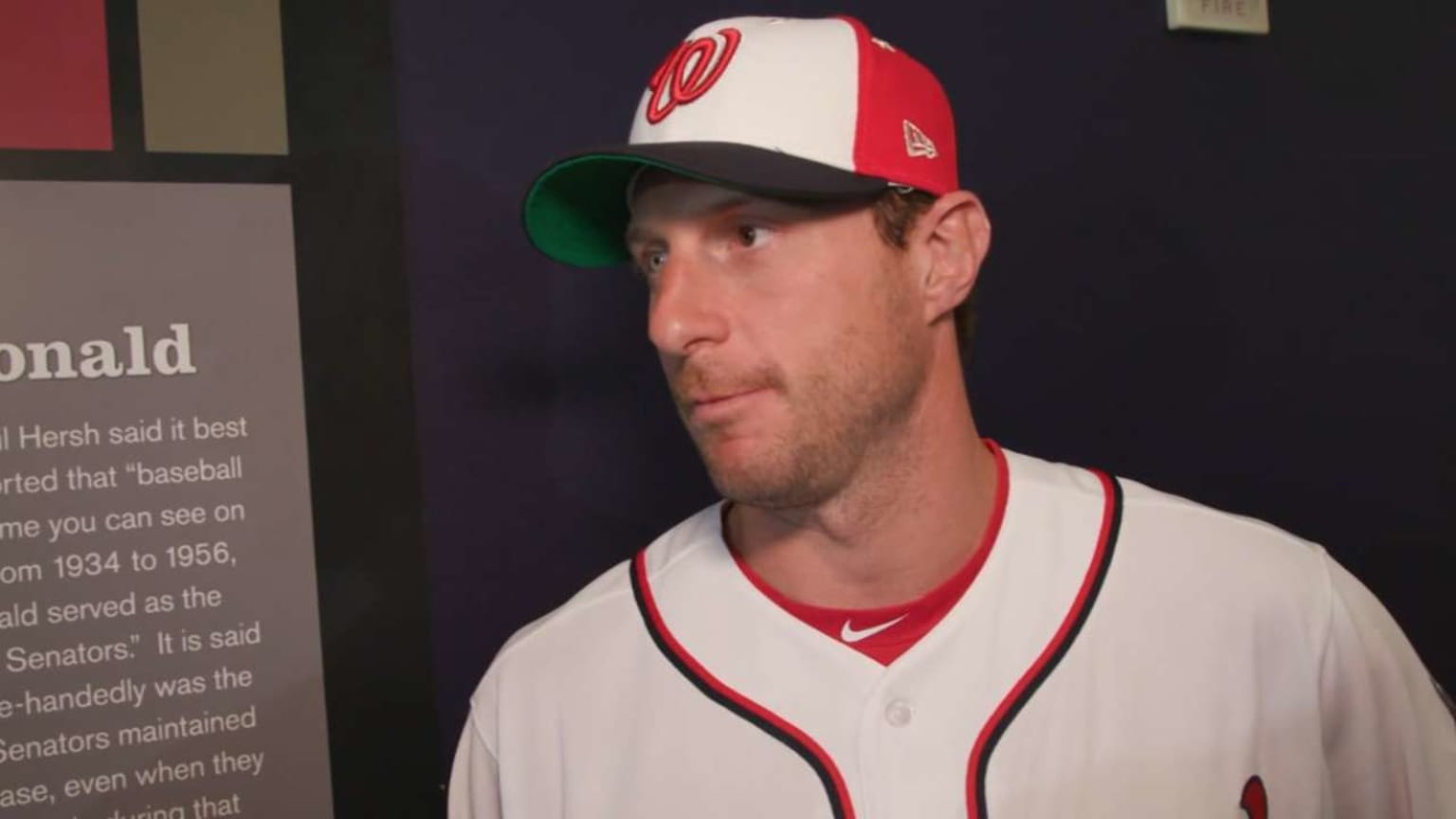 Scherzer on being named the NL starter for the ASG | 07/16/2018 ...