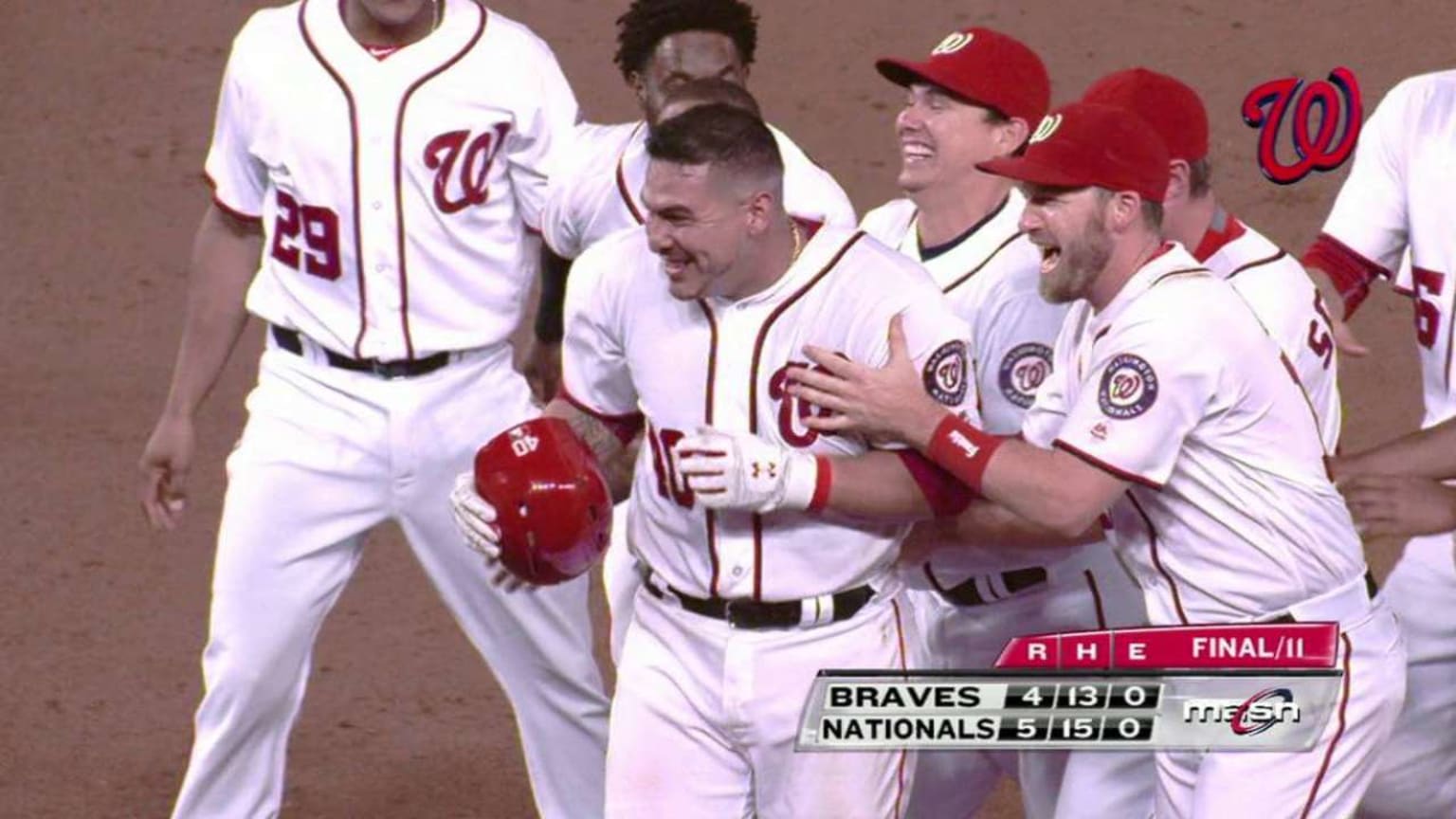 ATL@WSH: Ramos wins it in 11th with walk-off single | 09/07/2016 ...