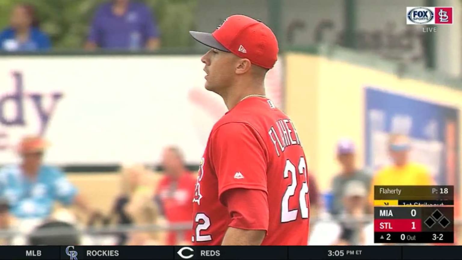 MIA@STL: Flaherty K's 3 over 4 scoreless frames | 03/24/2019 | Boston ...