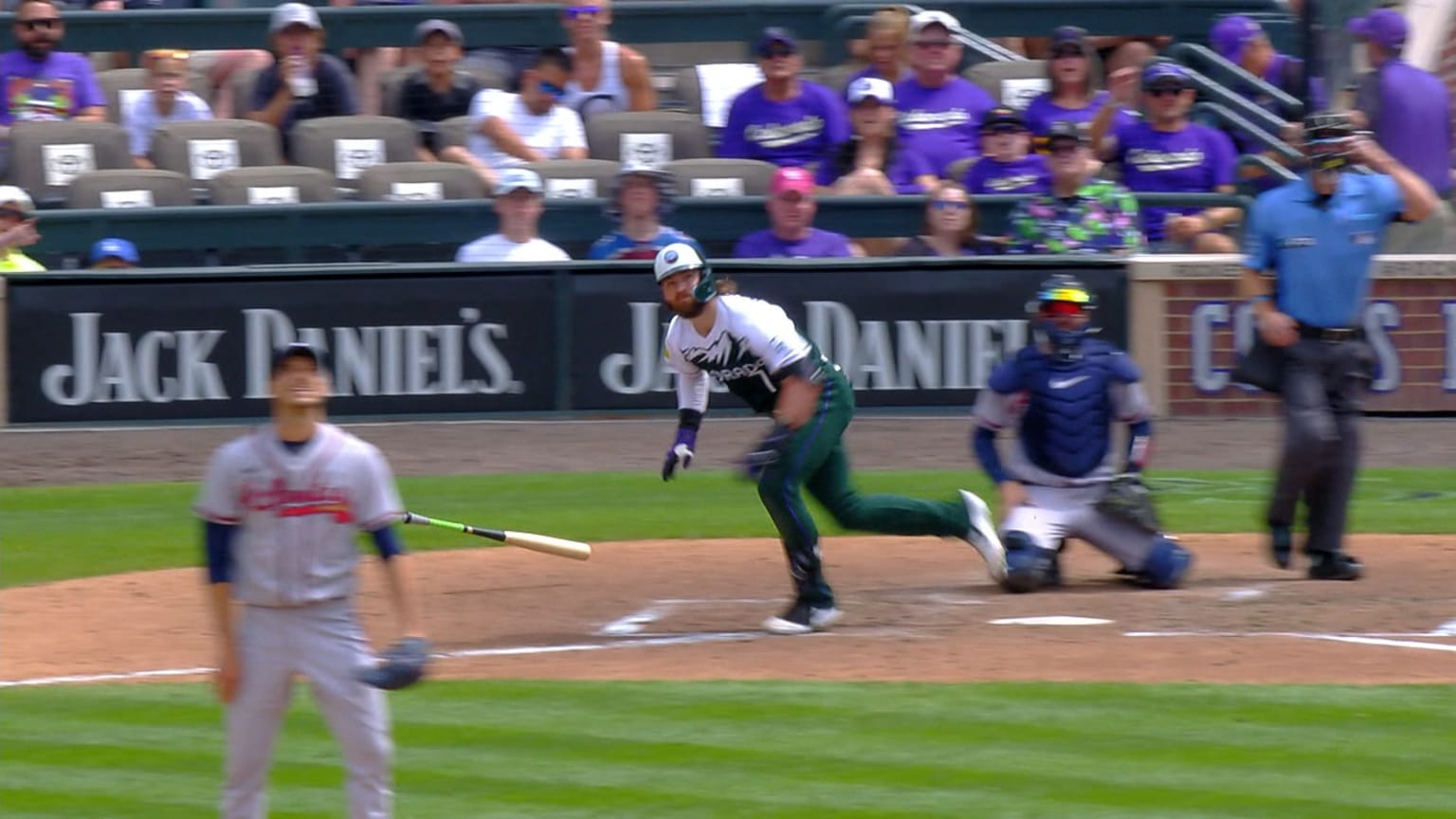 Brendan Rodgers cranks a solo homer in the 5th inning | 06/05/2022 ...