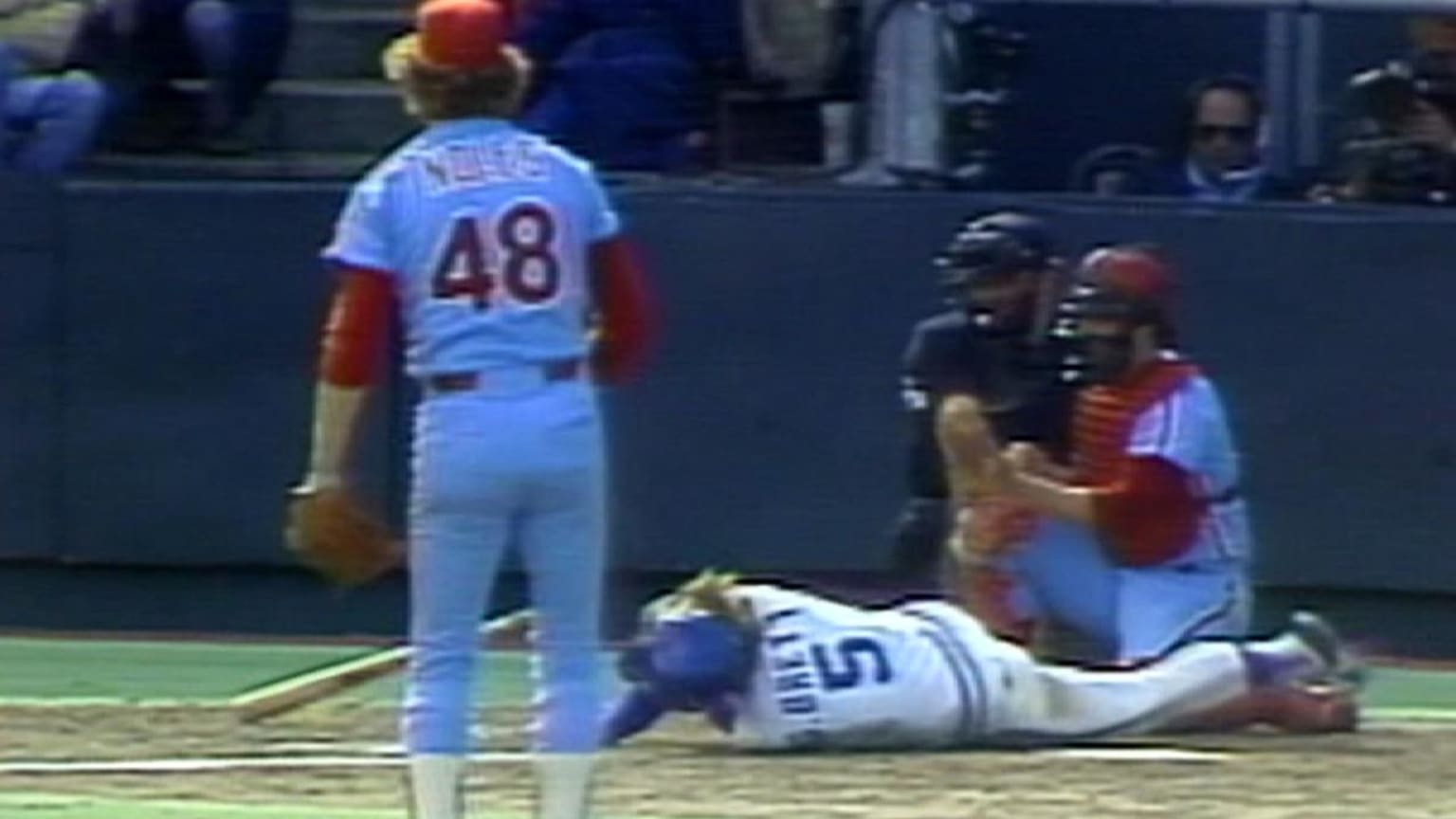1980 Ws Gm4 Noles Throws High And In To Brett 10181980