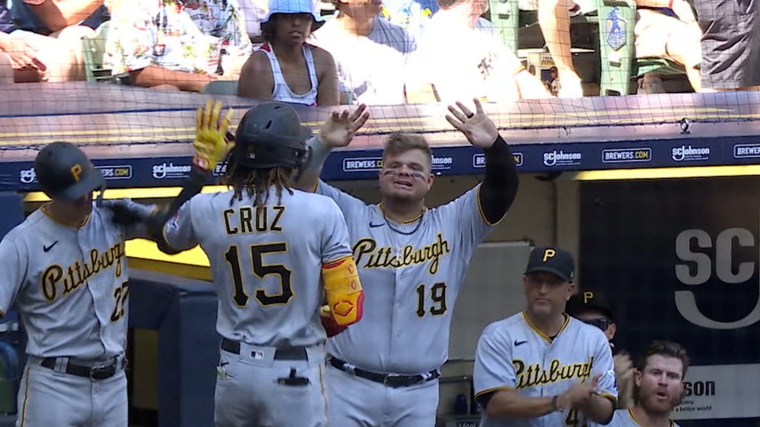 The Pirates smash four home runs against the Brewers | 07/10/2022 ...
