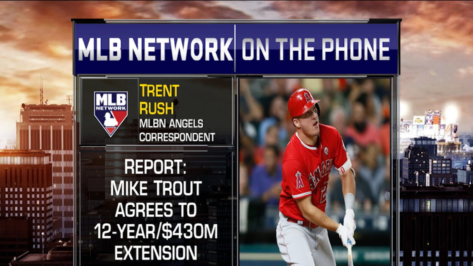Trent Rush reacts to Trout's deal with Angels | 03/19/2019 ...