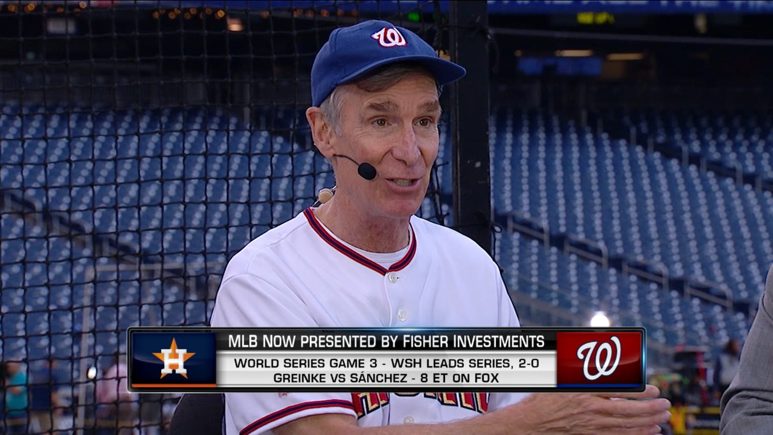 Bill Nye discusses baseball history in D.C., WS | 10/25/2019 | St ...