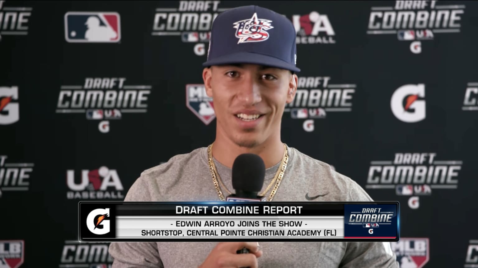 Edwin Arroyo discusses his baseball journey, Combine | 06/23/2021 ...
