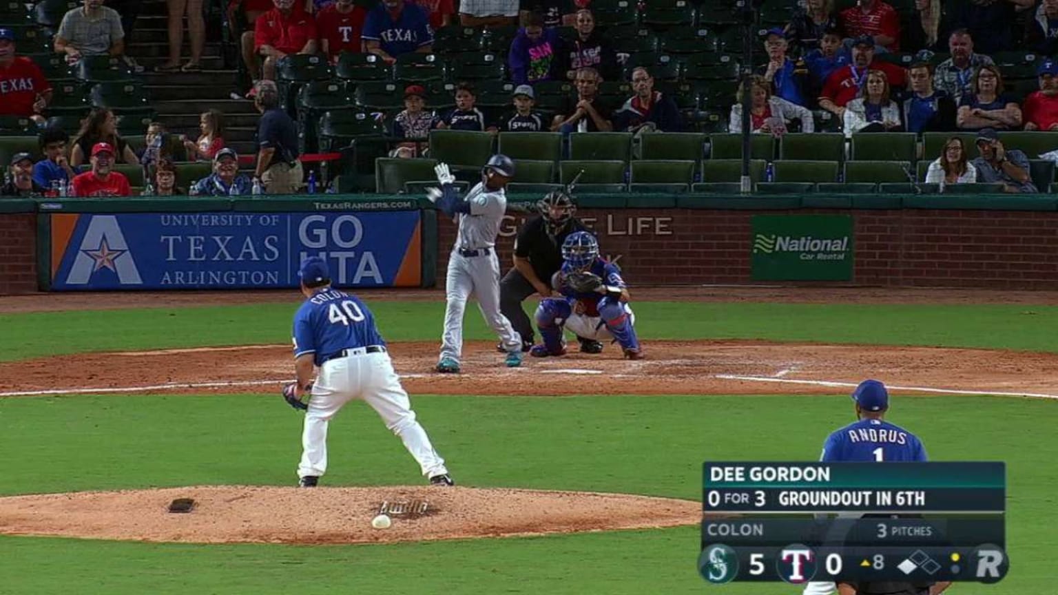 SEA@TEX: Gordon drives a 2-run homer to right-center | 09/22/2018 ...