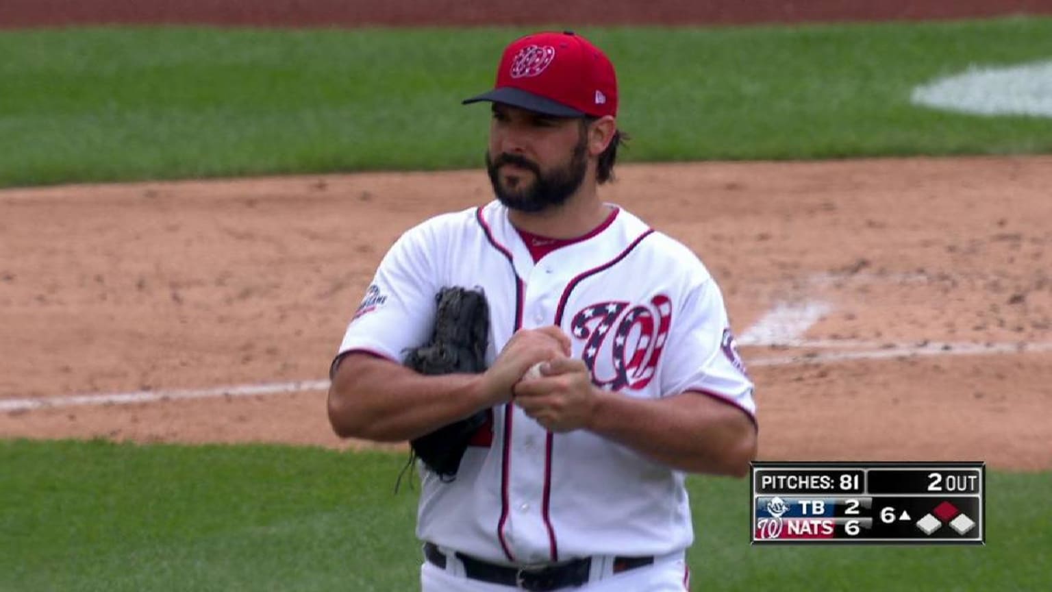 TB@WSH: Roark freezes Miller with two-seam fastball | 06/06/2018 ...