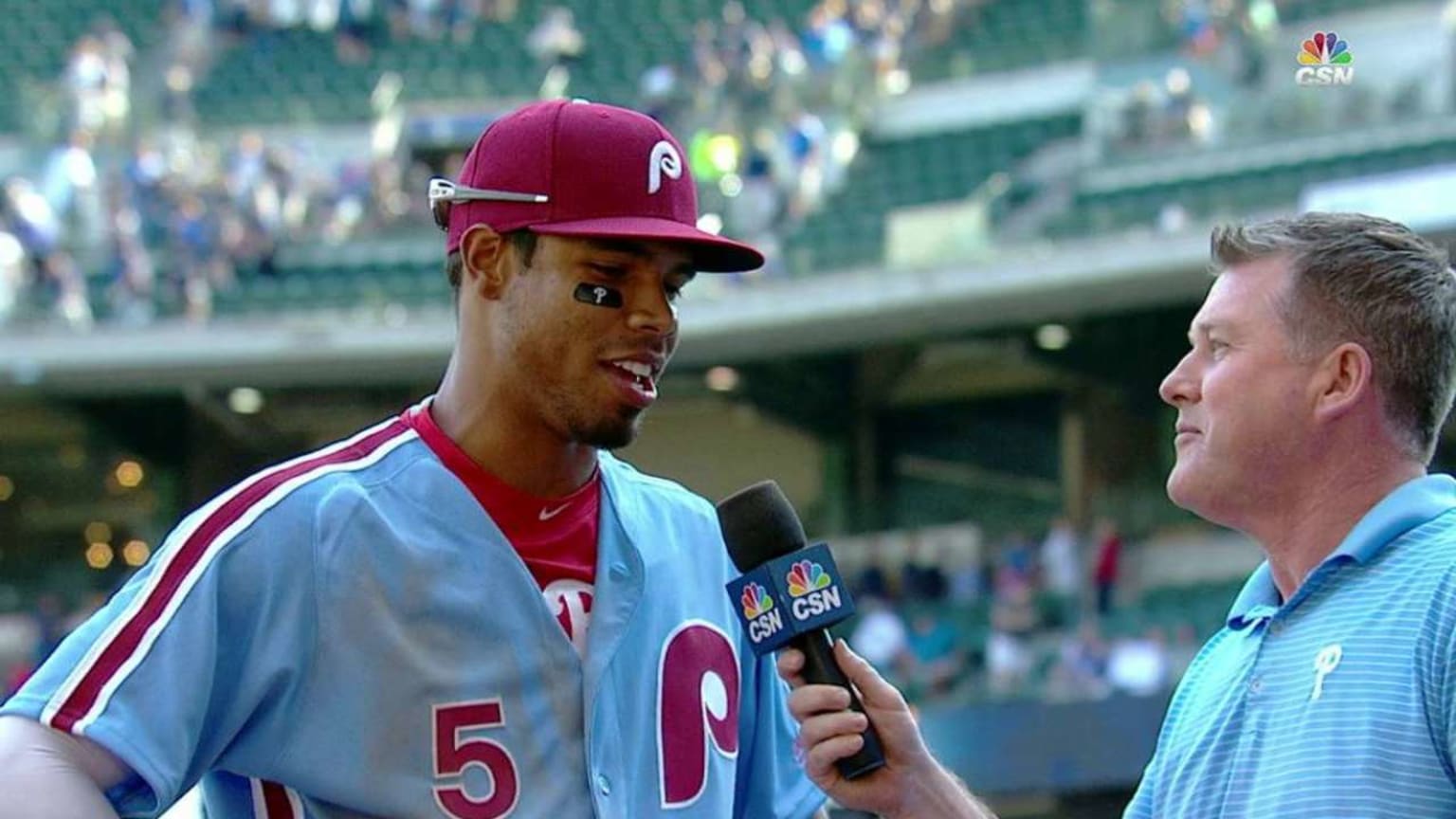 PHI@MIL: Williams on his grand slam in Phillies' win | 07/16/2017 ...