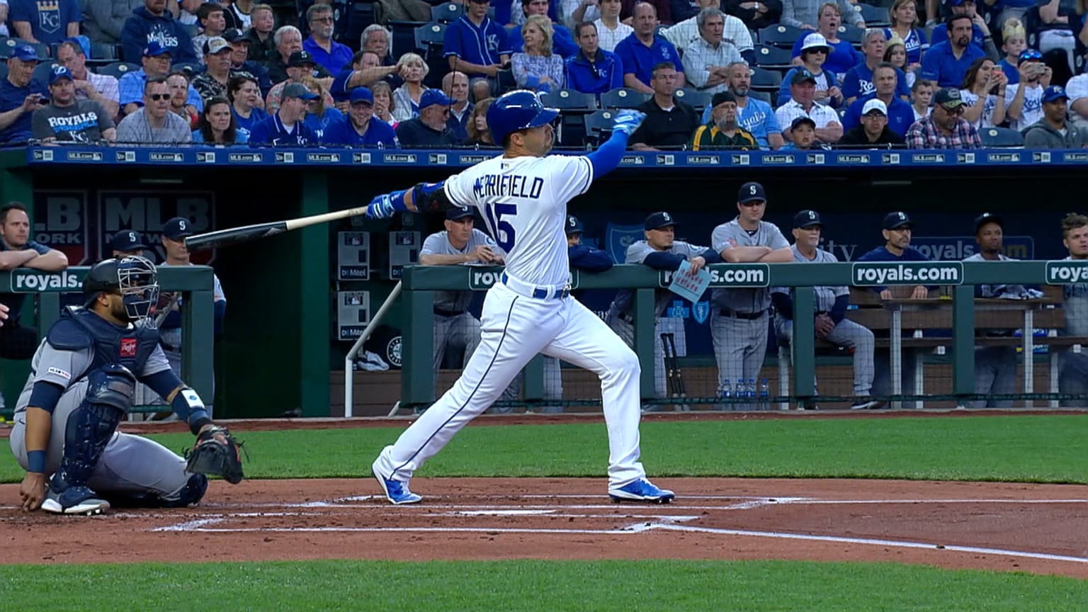 SEA@KC: Merrifield triples, extends hit streak to 30 | 04/09/2019 ...