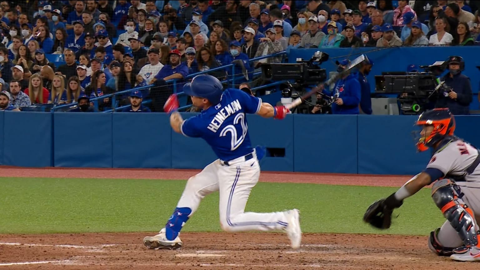 Tyler Heineman lines an RBI single | 04/29/2022 | Toronto Blue Jays